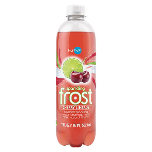 PurAqua Cherry Limeade Sparkling Frost Water, 17 fl oz